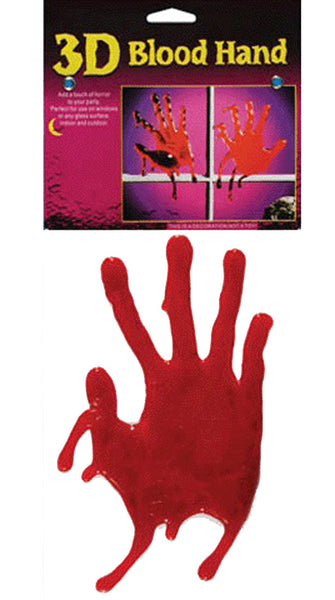 REALISTIC 3D GEL BLOODY HAND PRINTS ( sold by the piece or dozen pair ...