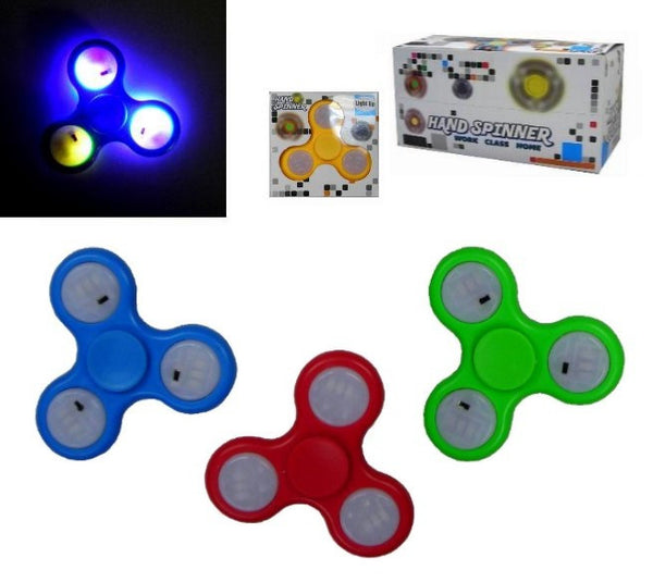 LIGHT UP CHANGE COLOR FINGER FIDGET HAND FLIP SPINNERS ( sold by the P ...