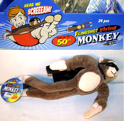 SCREAMING FLYING SLINGSHOT MONKEY TOY (Sold by the piece) – Novelties LLC