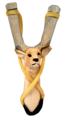HAND CARVED WOODEN ANIMAL SLINGSHOTS (sold by the piece) – Novelties LLC