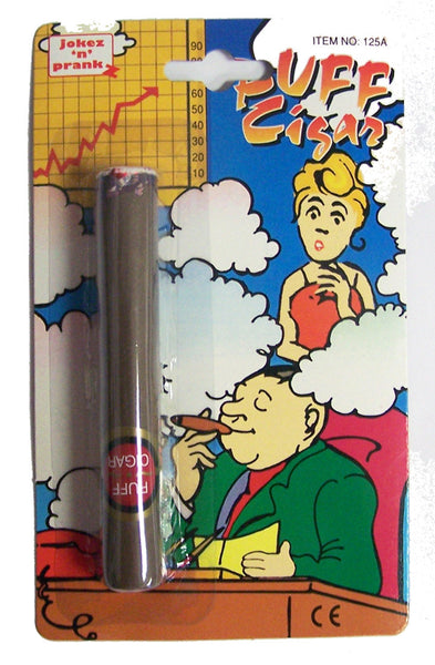 FAKE TRICK PUFF CIGAR (Sold by the piece or dozen) BLOWS FAKE SMOKE ...
