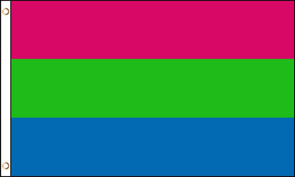 POLYSEXUAL 3 X 5 FLAG ( sold by the piece ) – Novelties LLC