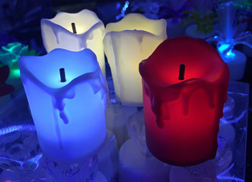 LIGHT UP DRIPPING WAX FAKE CANDLES ( Sold by the dozen ) – Novelties LLC