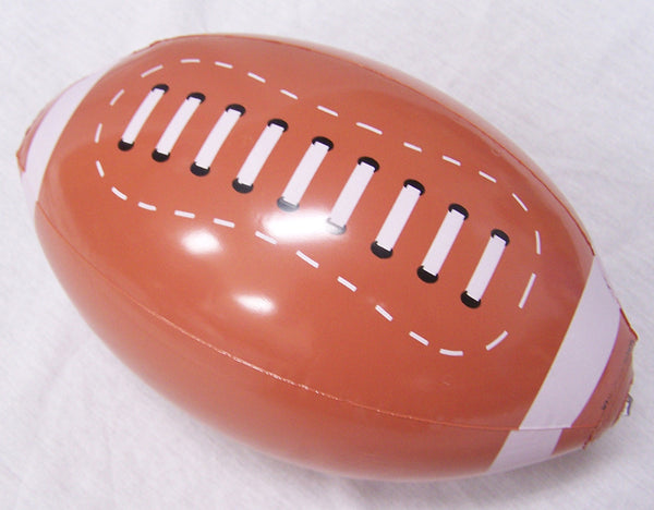 FOOTBALL INFLATABLE 12 INCH BALLS ( sold by the dozen ) CLOSEOUT NOW O ...